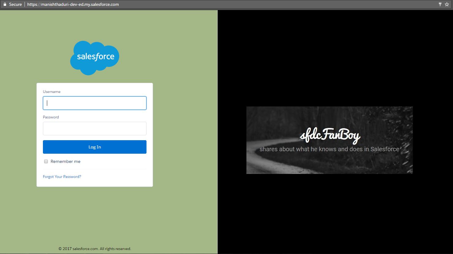 Brand Your Salesforce Login Screen – sfdcFanBoy